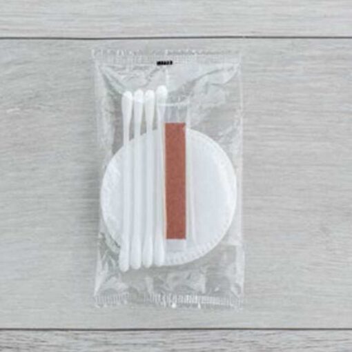 Set igienico in sacchetto trasparente